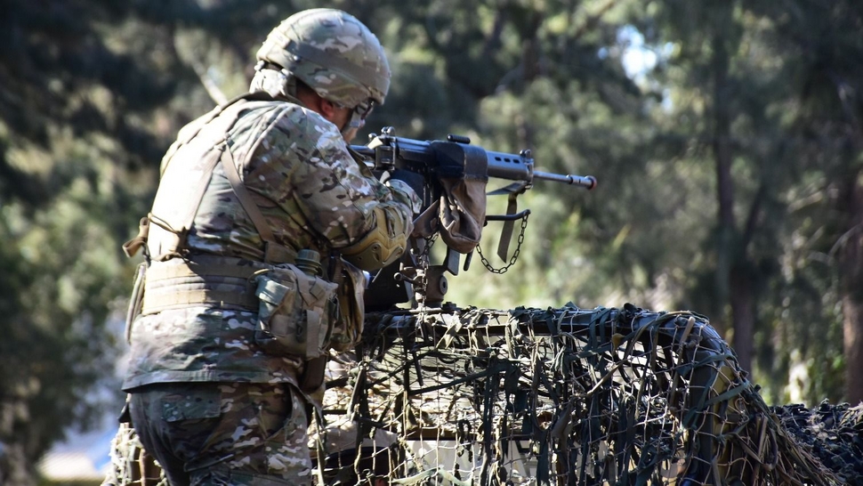 Pequeños salieron de sus aulas para convertirse en soldados por un día